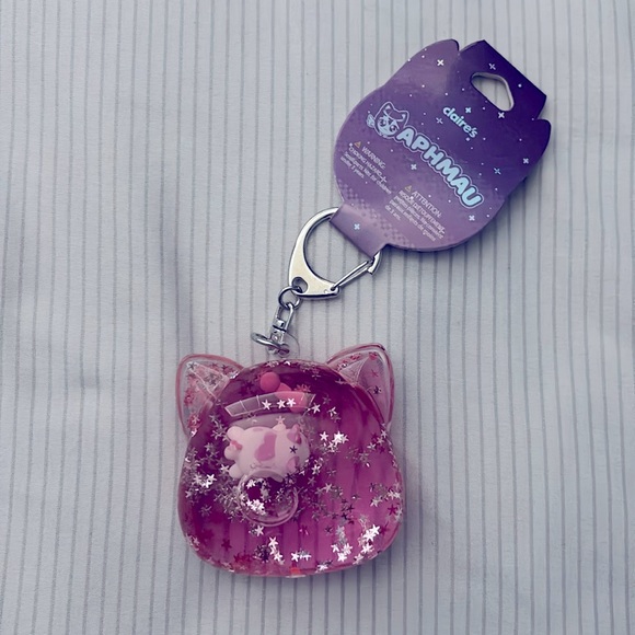 Claire's | Toys | Aphmau Pink Cat Keychain | Poshmark